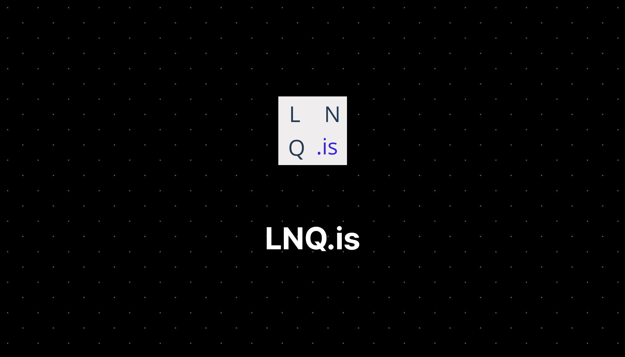 LNQ.is - Fastest URL Shortener
